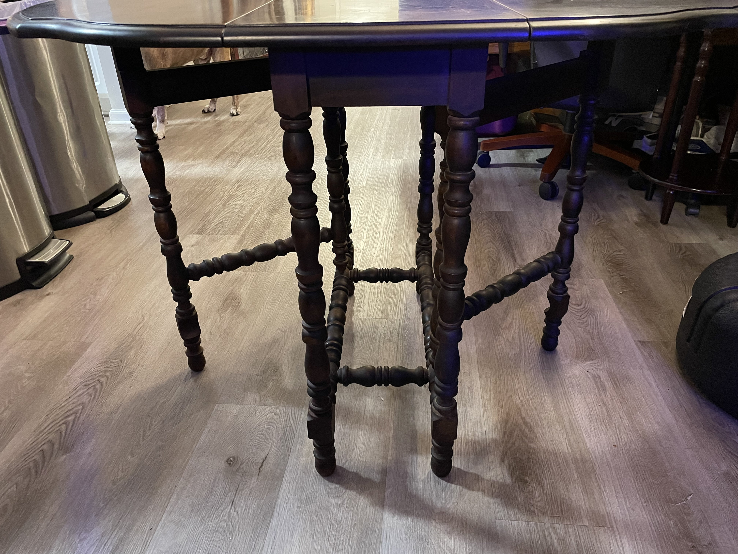 Vintage St. Johns Company Drop Leaf Dining Table / Vintage Kitchen ...