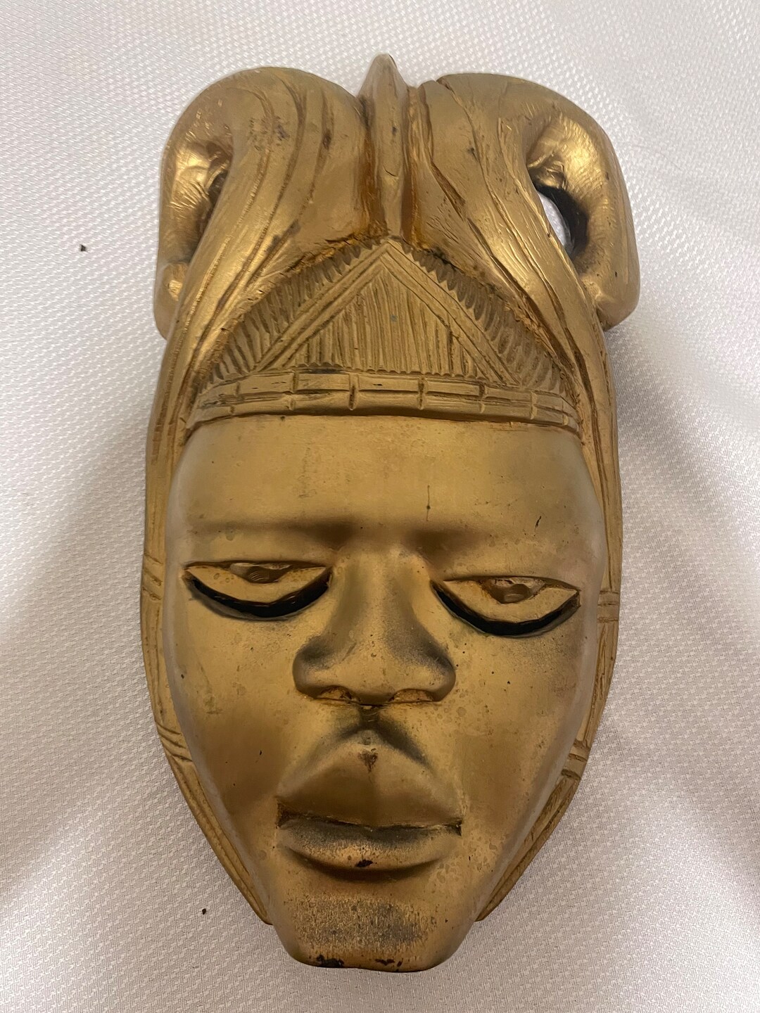 Vintage African Mask Hand-carved Wood / Africa Decor / Wall Decor ...