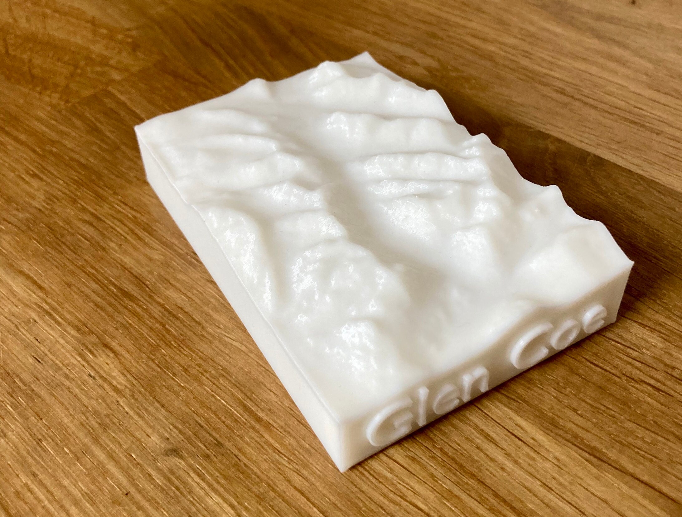 Glen Coe 3D Printed Topography Model | 3D Map | Scotland | Shelf & Desk ...