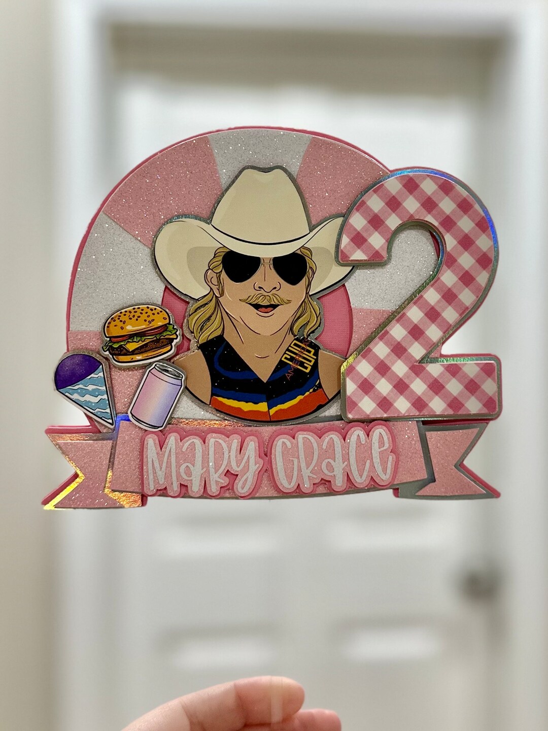 Chatta-two-chee Cake Topper, Chattahoochee, Alan Jackson - Etsy