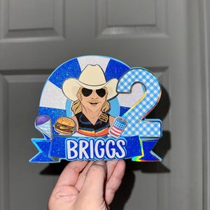 Chatta-two-chee Cake Topper, Chattahoochee, Alan Jackson, READ ...