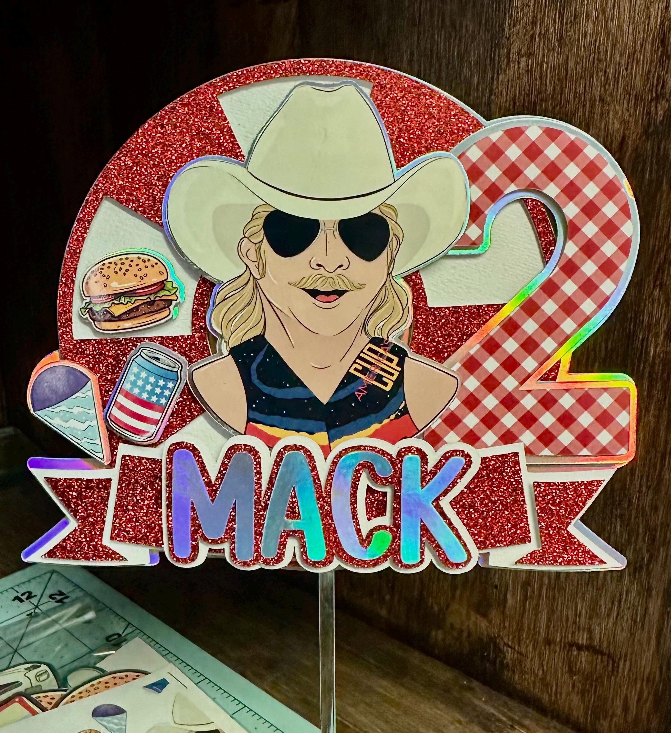 Chatta-two-chee Cake Topper, Chattahoochee, Alan Jackson, READ ...