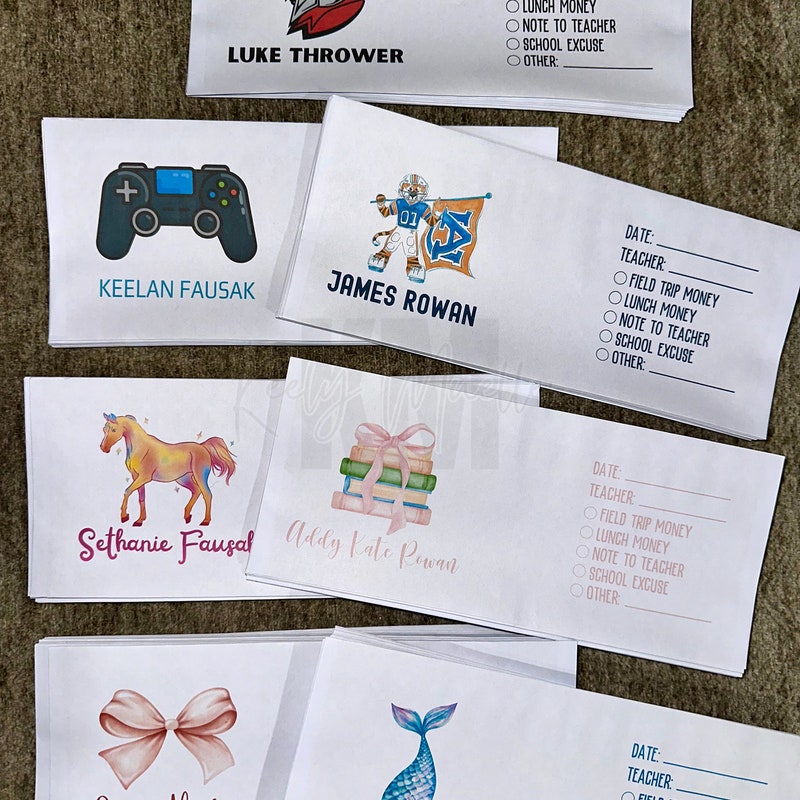 School Envelopes - Etsy