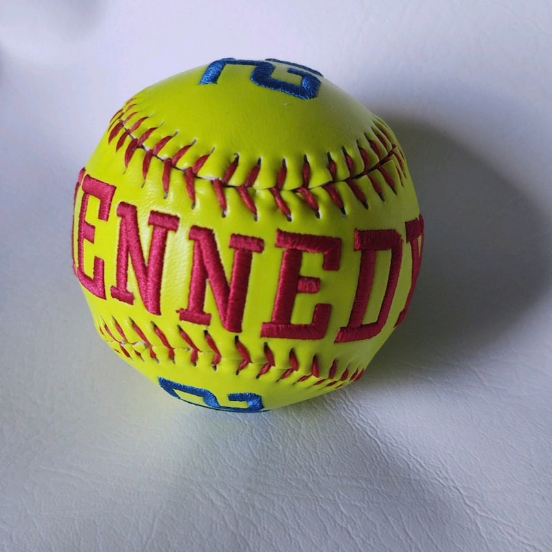 Monogram Softball - Etsy