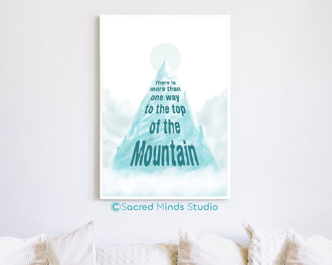Mountain Path Printable Wall Art, Mindful Reminders, Fun Gift for ...