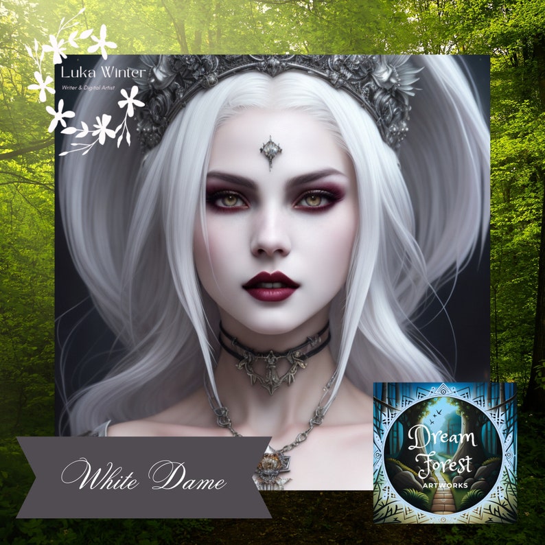 Dark Fantasy Art Witch High Quality Digital Download PNG, PDF ...