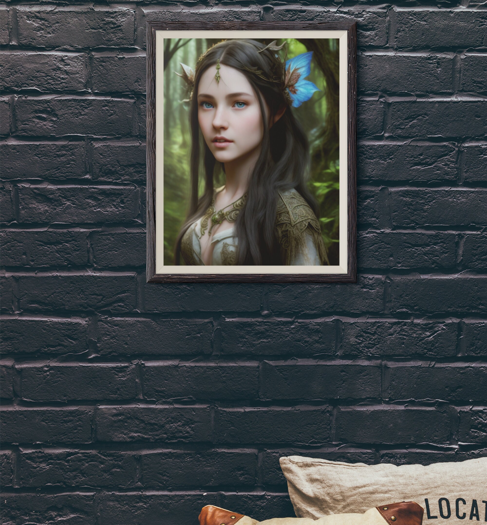 PRINTABLE Fantasy Art Elf Mythological Character Hyper Realism High ...