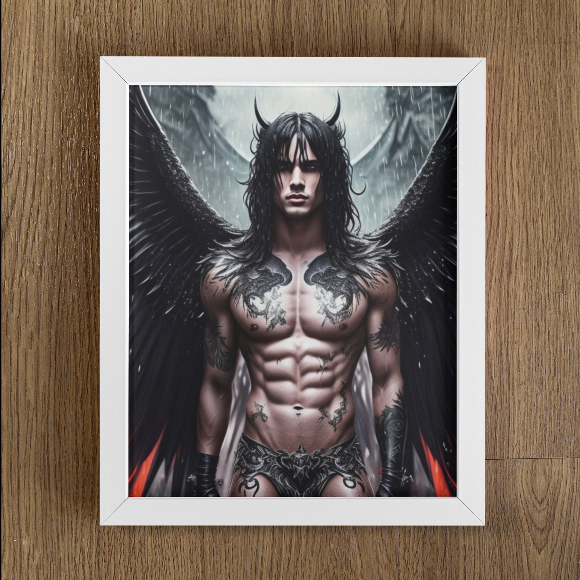 Dark Fantasy Art Demon High Quality Digital Download PNG, PDF ...