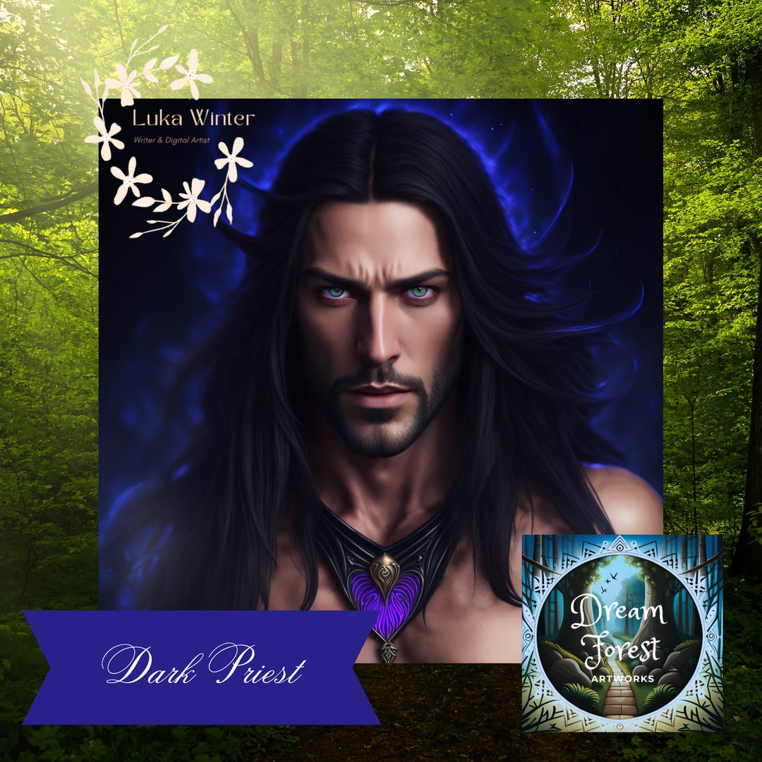 PRINTABLE Dark Fantasy Art Priest Mythological Character Hyper Realism ...