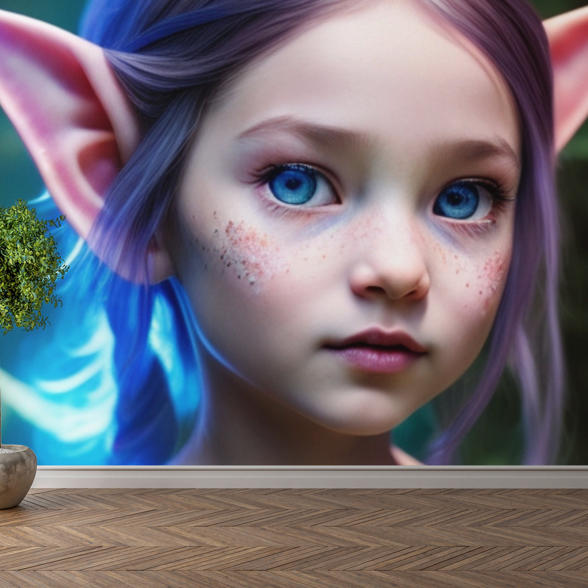 PRINTABLE Fantasy Art Elf Mythological Character Hyper Realism High ...