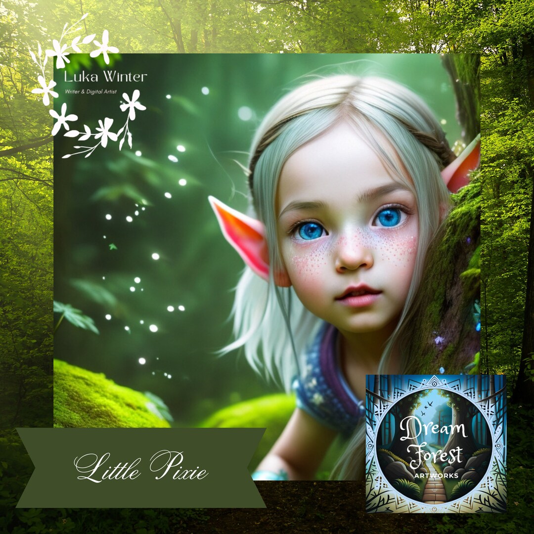 PRINTABLE Fantasy Art Pixie Mythological Character - Etsy