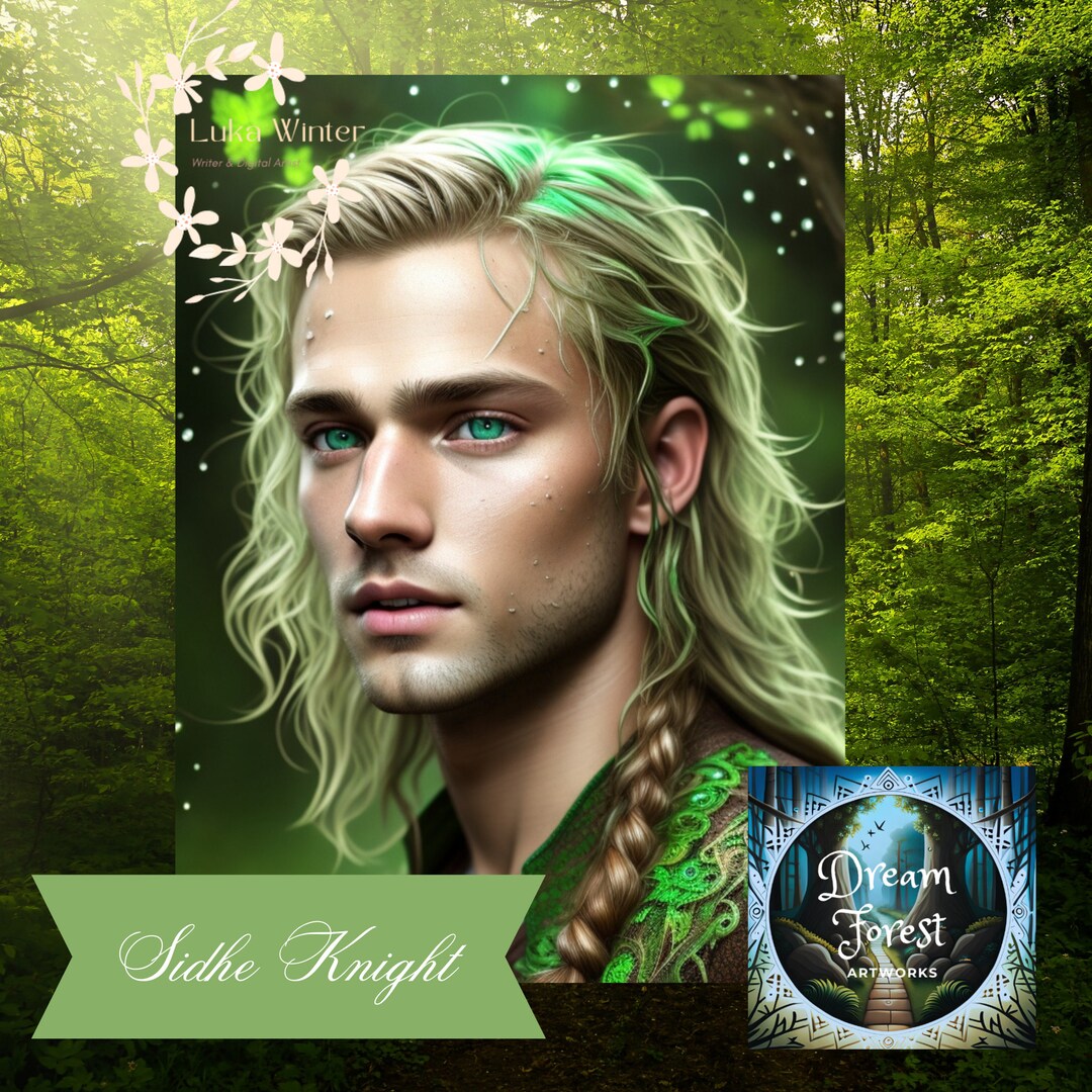 PRINTABLE Fantasy Art Elf Mythological Character Hyper Realism High ...