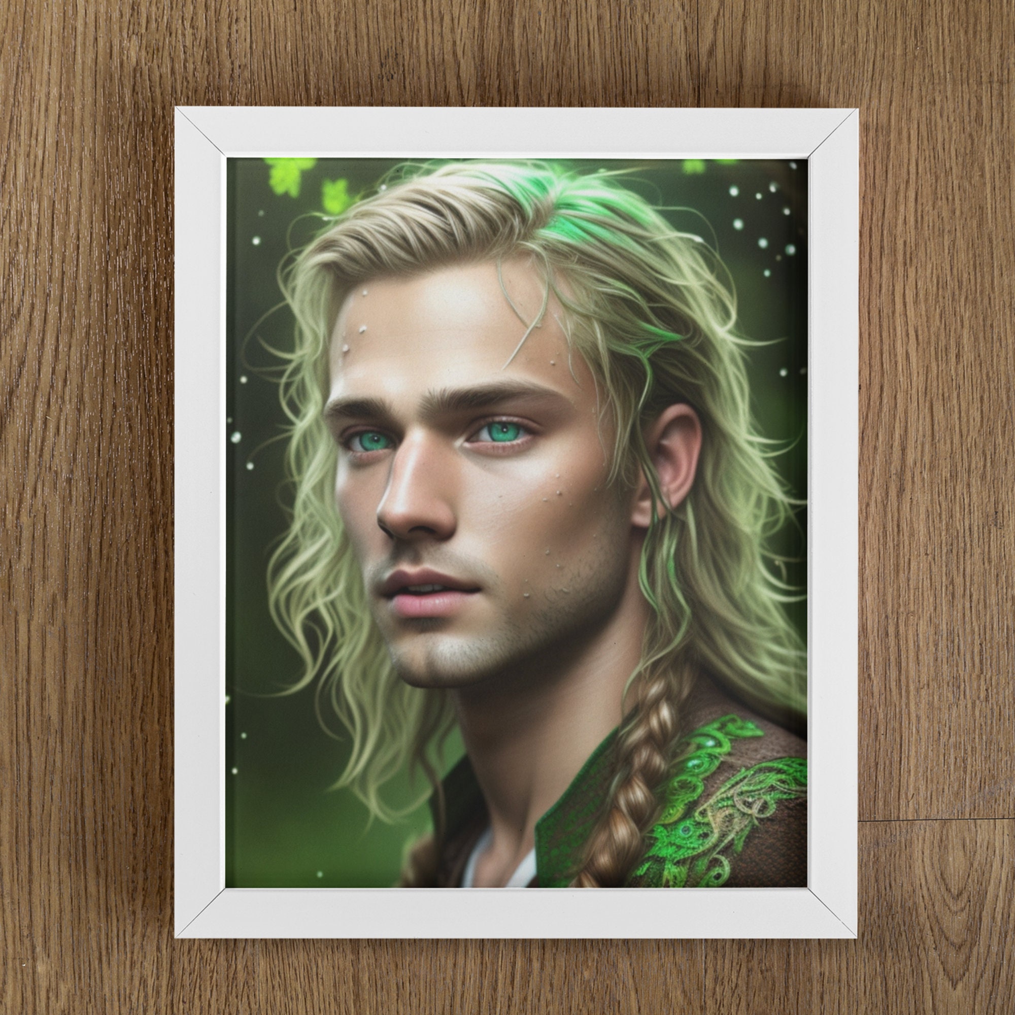 PRINTABLE Fantasy Art Elf Mythological Character Hyper Realism High ...