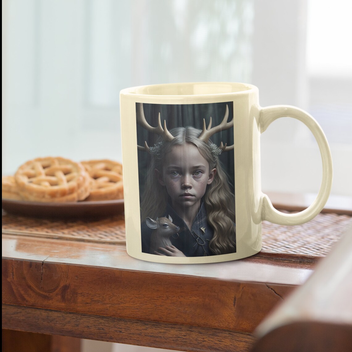 PRINTABLE Fantasy Art Faun Mythological Character Hyper Realism High ...