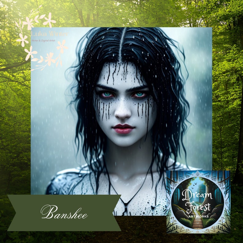 Dark Fantasy Art Banshee, Demon High Quality Digital Download PNG, PDF ...