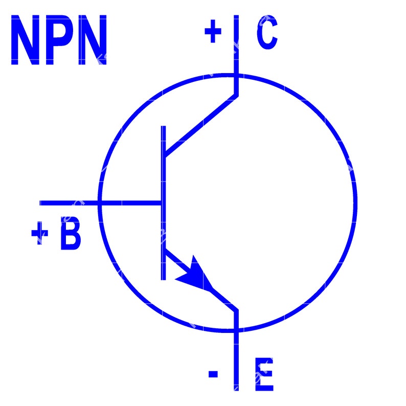 Transistor Logo NPN-PNP - Etsy
