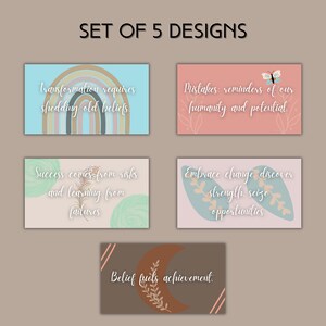 Boho Quote Desktop Wallpaper, Art Deco Wallpaper, Inspirational Quotes ...