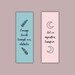 Printable Bookmark Set, Motivational Printable Bookmark, Affirmation ...