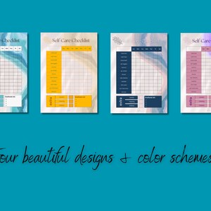 Digital Self-care Checklist | Printable and Editable Instant Download ...