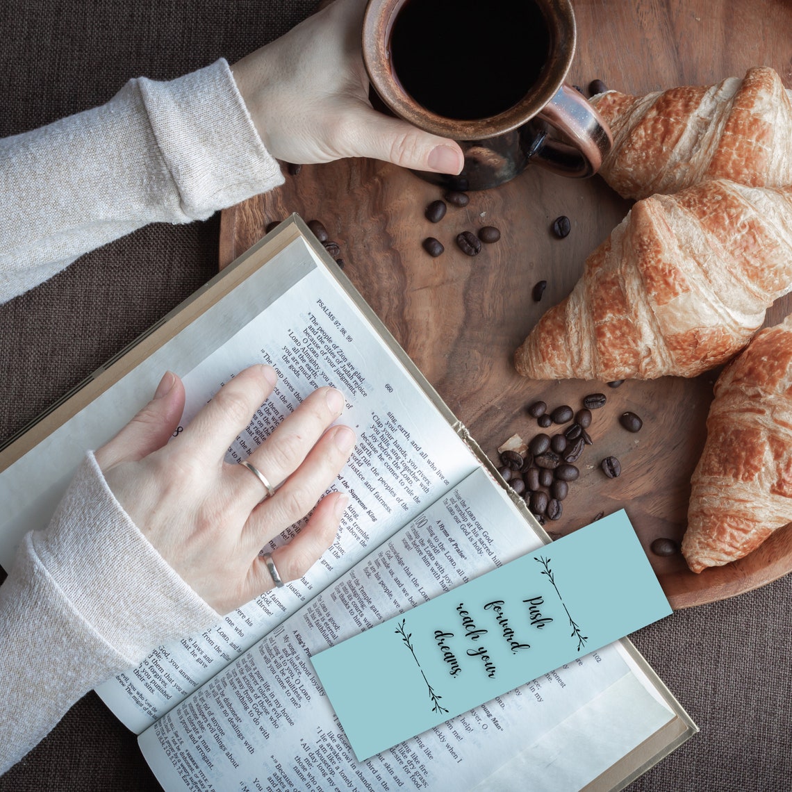 Printable Bookmark Set, Motivational Printable Bookmark, Affirmation ...