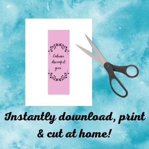 Printable Bookmark Set, Motivational Printable Bookmark, Affirmation ...