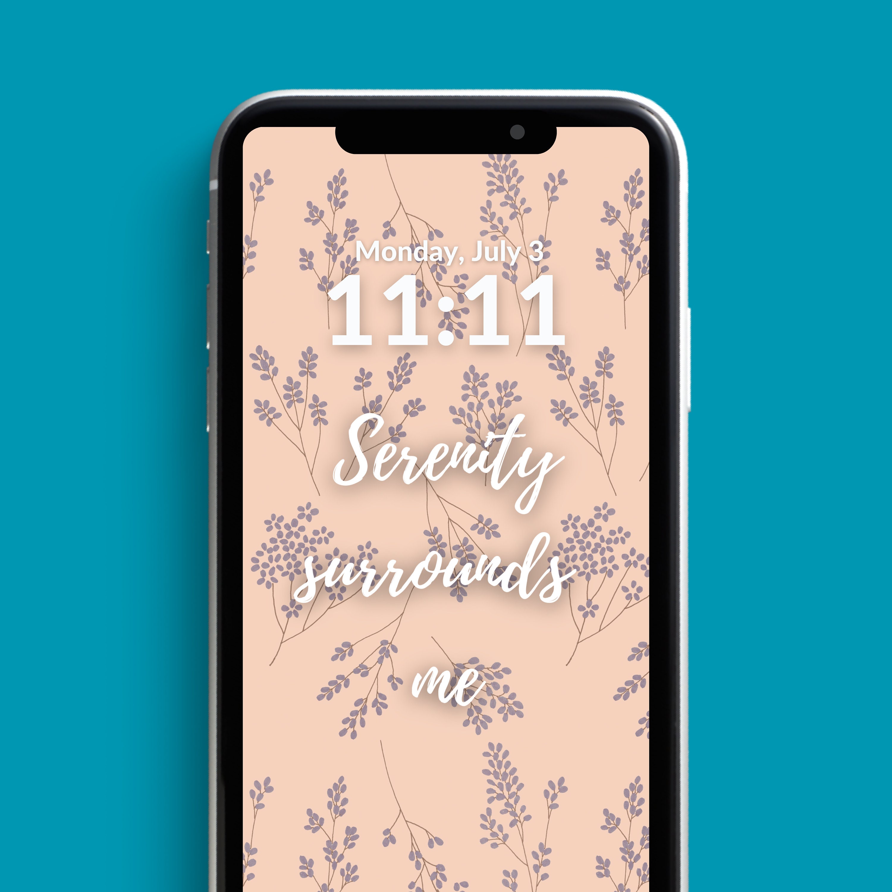 Inspirational Phone Wallpaper Digital Download, Affirmation Wallpaper ...