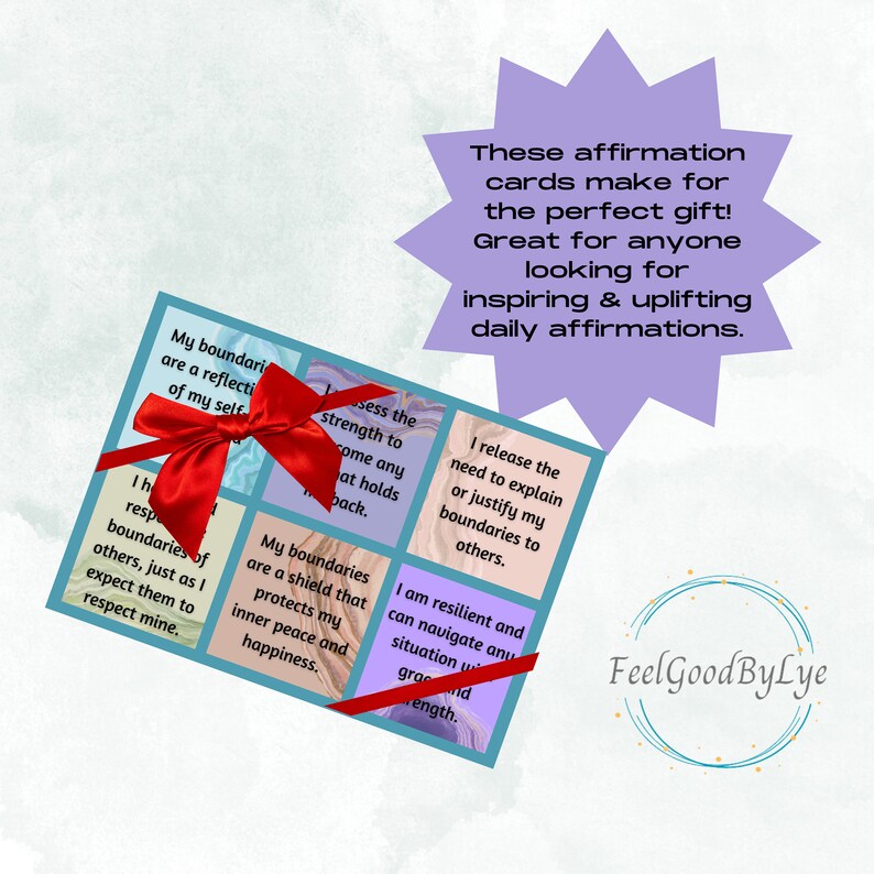 Printable Affirmation Cards Printable Kindness Cards Daily Affirmations ...