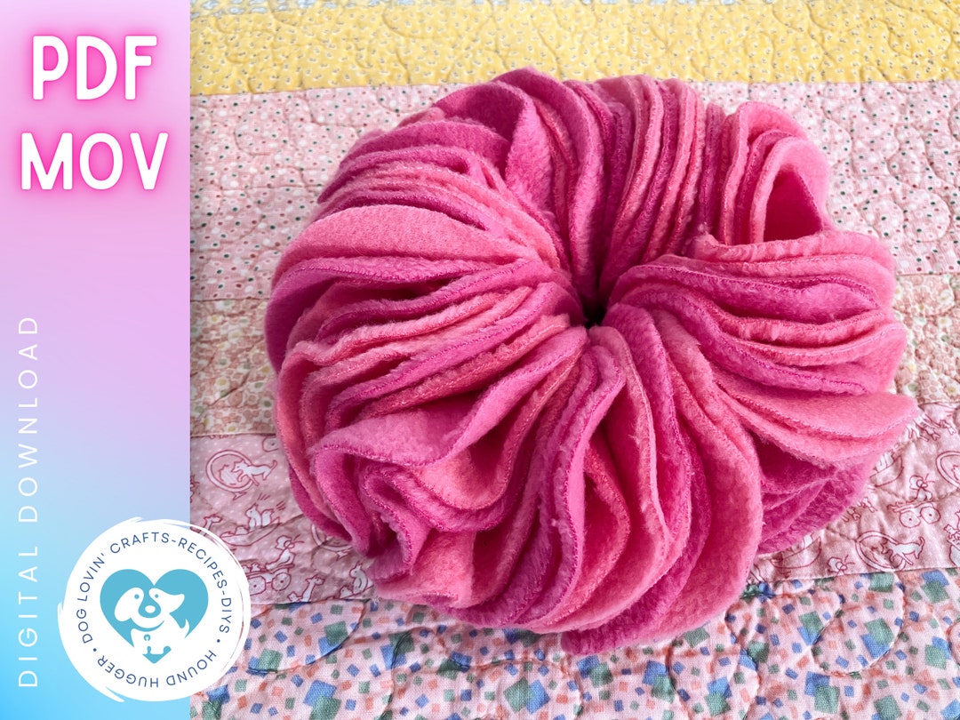 DIY Snuffle Dog Toy Donut, Snuffle Ball Toy, Digital Download PDF ...