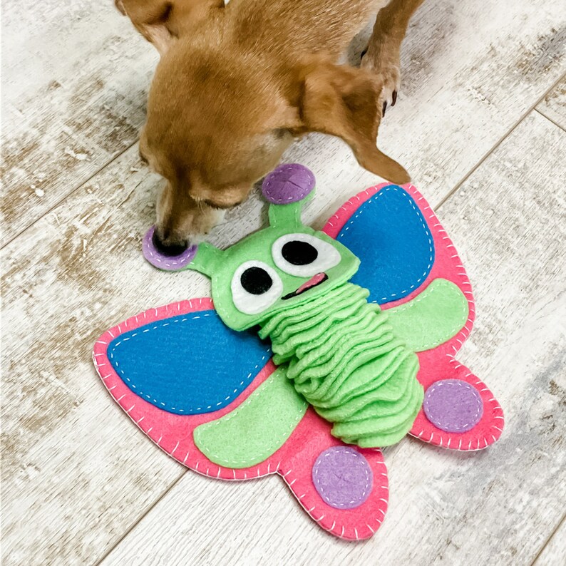 Snuffle Dog Toy Butterfly, Digital Download PDF Pattern, DIY Craft ...