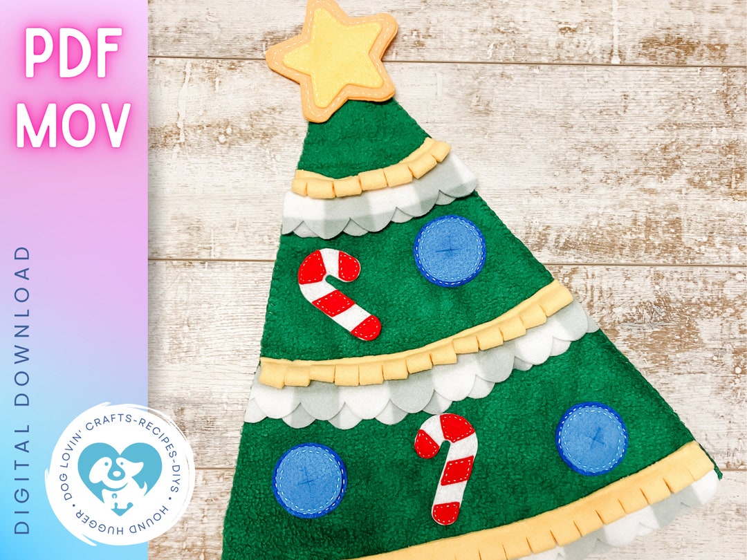 DIY Snuffle Mat Dog Toy Tree, Digital Download PDF Pattern, Make Your ...