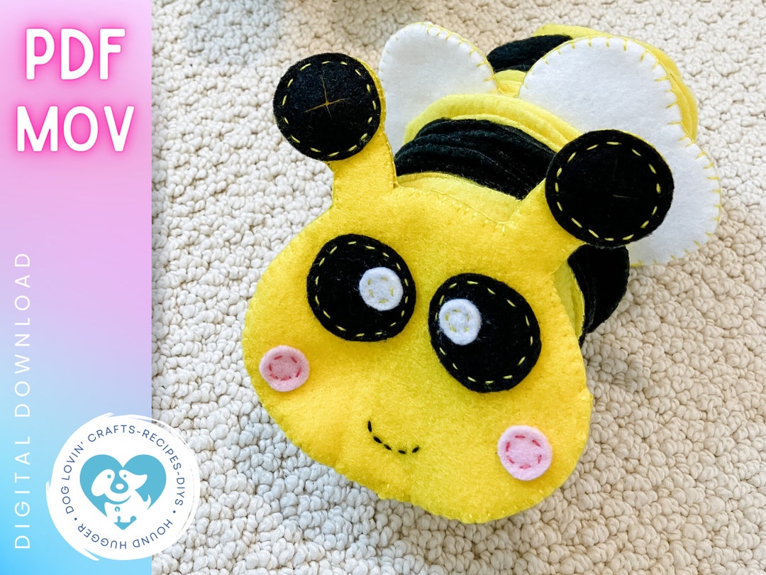 DIY Snuffle Toy Busy Bee, Snuffle Ball Toy, Digital Download PDF ...