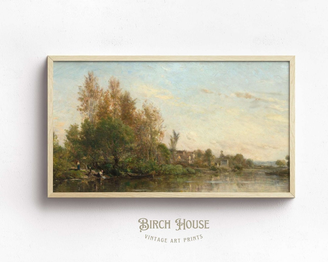 Vintage Pastoral Landscape Digital Download Art Rustic Farm Prints ...