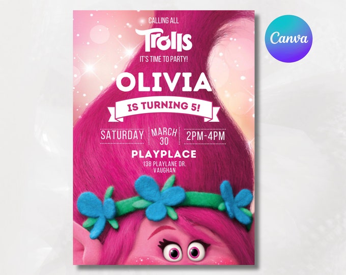 What's Your Troll Name Troll Themed Birthday Party Game, Trolls Party ...