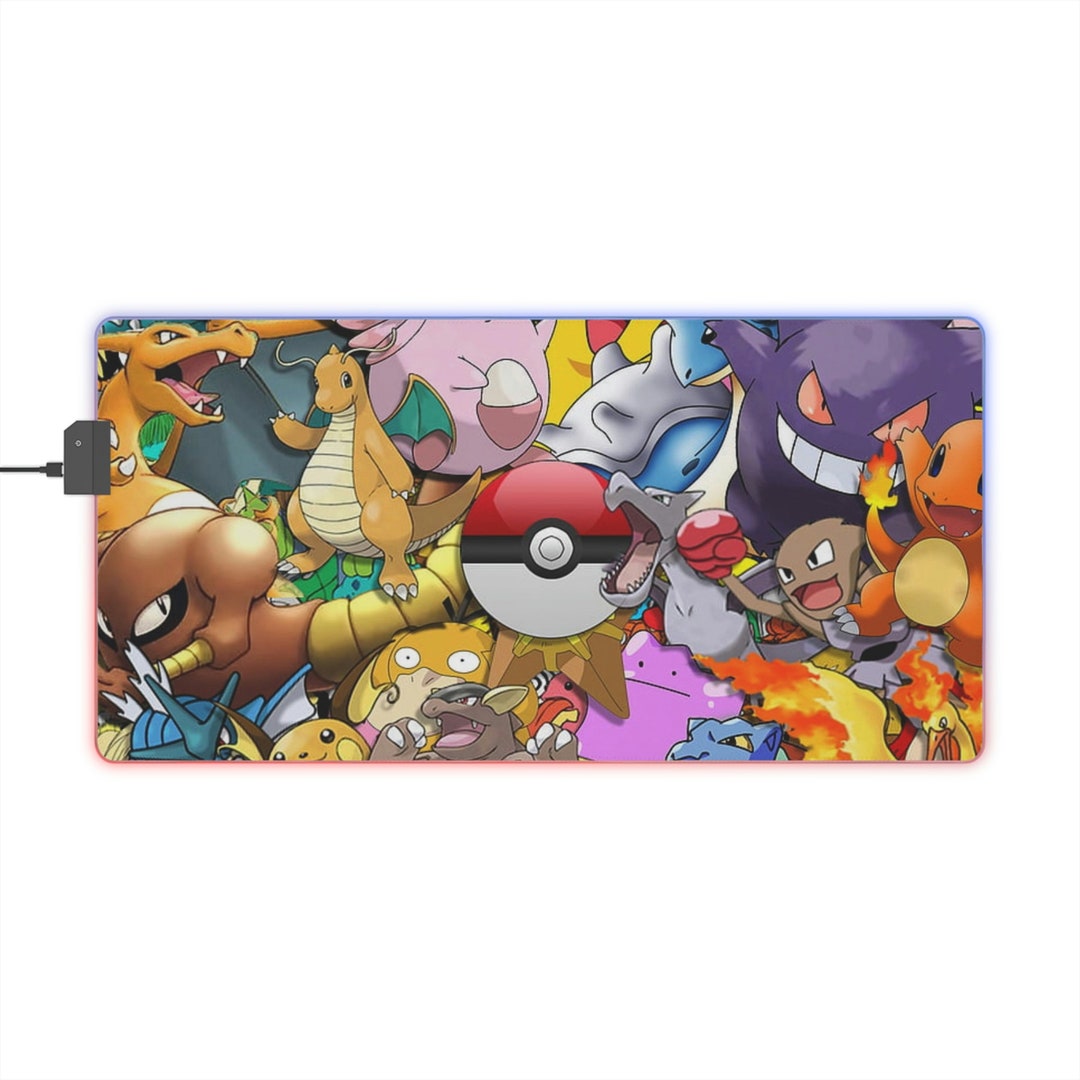 Pokemon LED Gaming Mouse Pad - Etsy