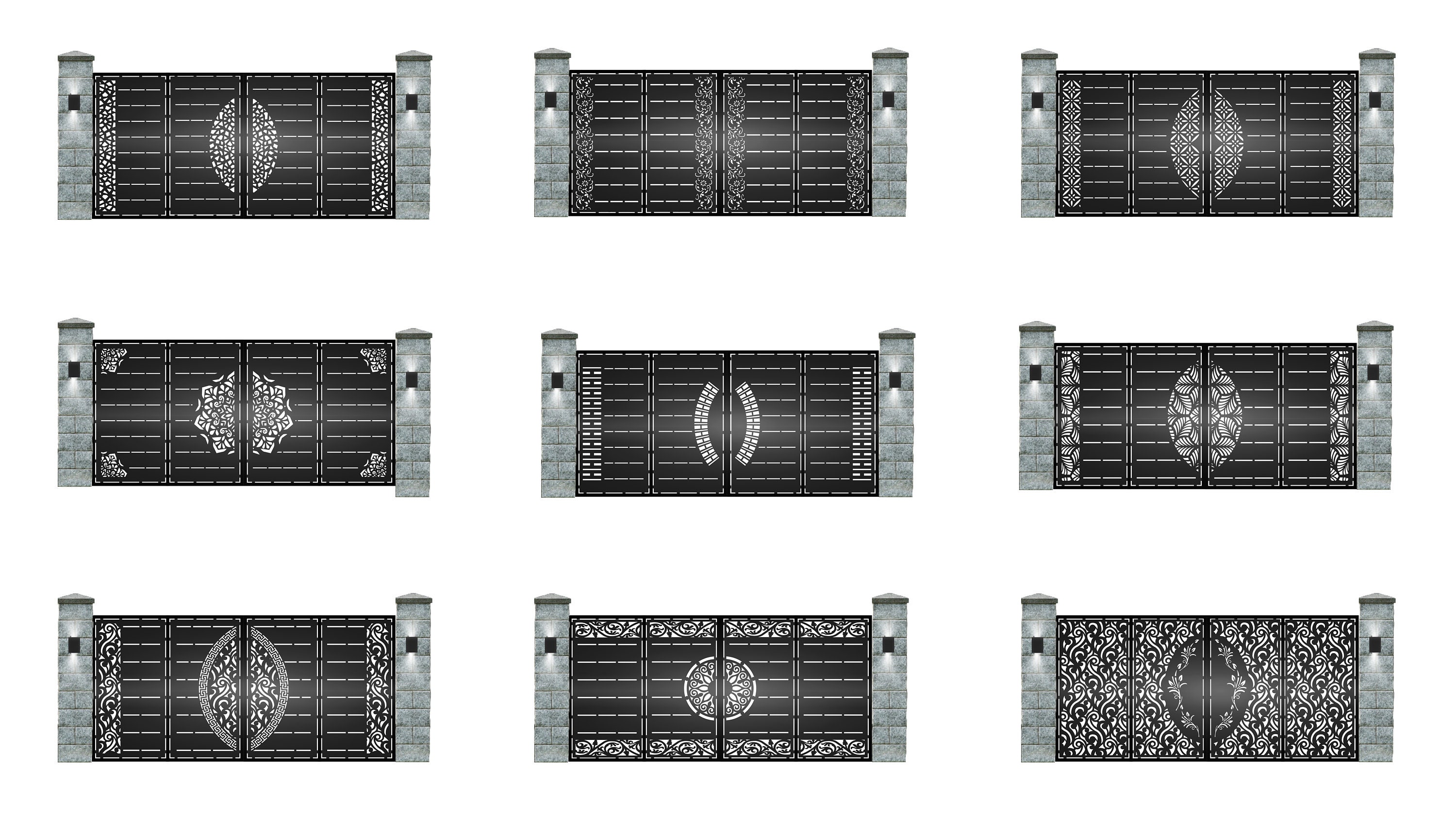 15 Dxf/dwg/svg Panels & Premium JPG, Cnc File, Geometric Pattern ...