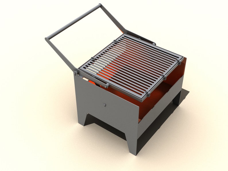 Grill DXF File for Fire Pit | Plasma Laser Cutting Design for Outdoor ...