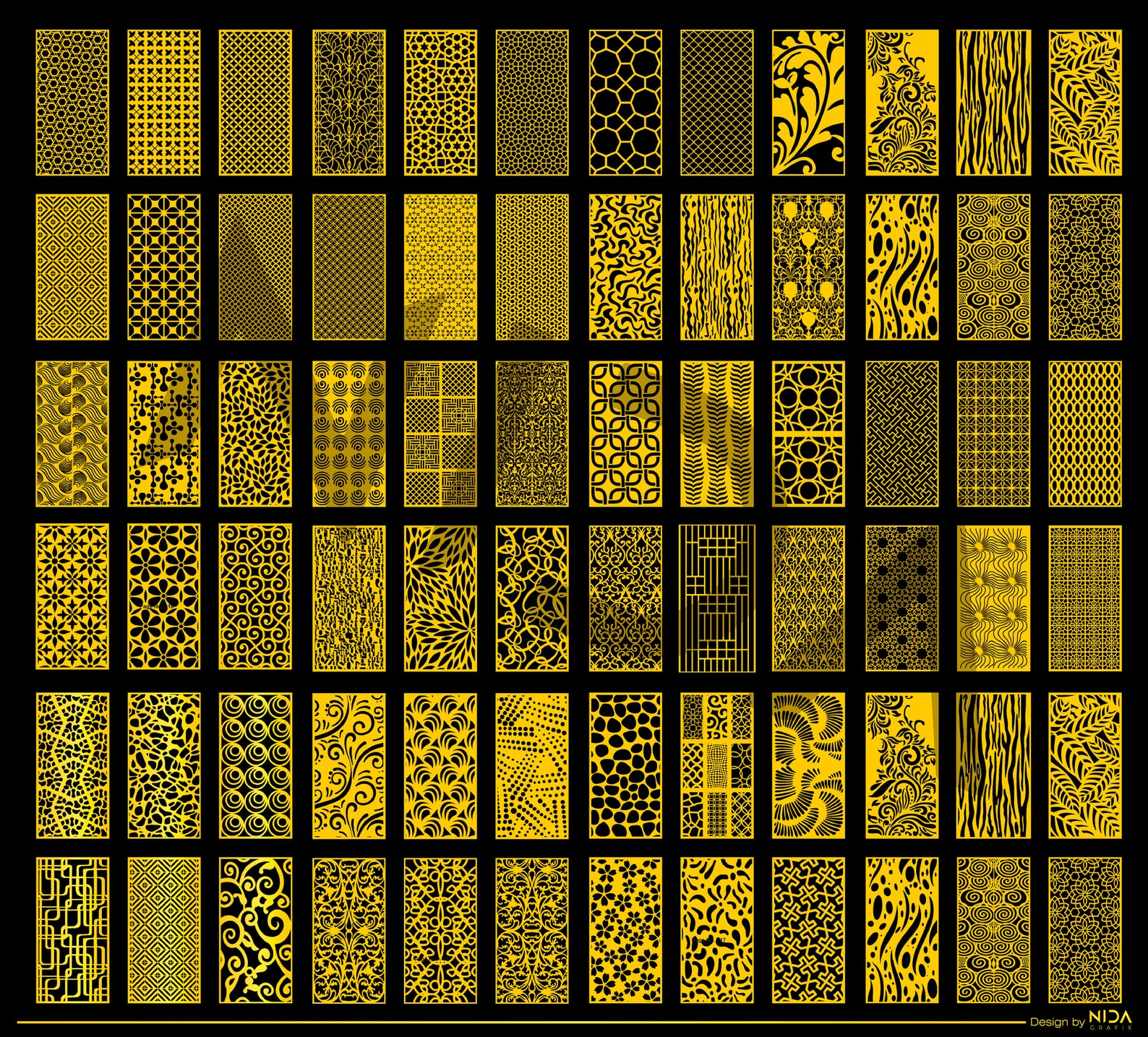 Panel Collection 240 Cnc Files Panel Dxf Svg,lightburn Art Library for ...