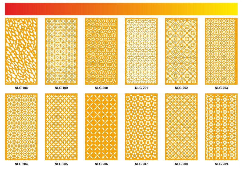 1500 DXF Patterns File & Catalog PDF | Cnc File | Panel Templates ...