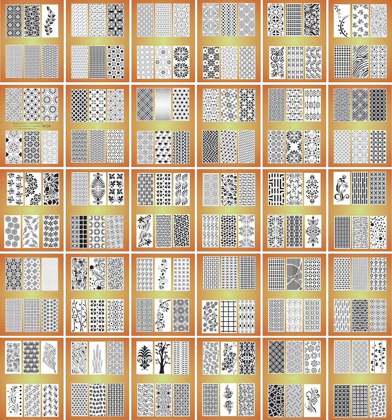 420 Dxf Cdr Patterns File And Catalog Pdf Cnc File Panel Templates Panel Collection