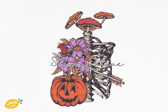 Skeleton Halloween Sublimation Bundle - Etsy