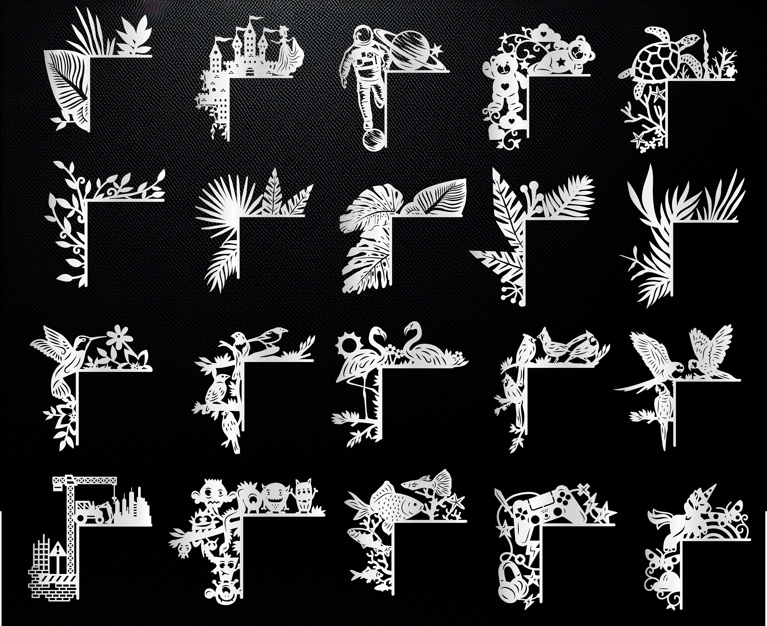 36+ Trim Corner Plants Svg, Birds Svg, Kids Room Svg, Trim Corner ...