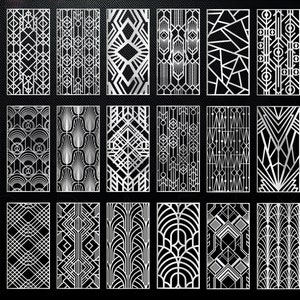52 Geometric Panels Dxf, Svg, Cdr, Ai, Jpg, Eps, Geometric Pattern ...