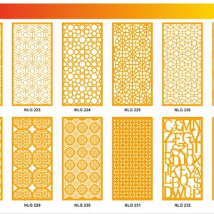1500 DXF Patterns File & Catalog PDF | Cnc File | Panel Templates ...