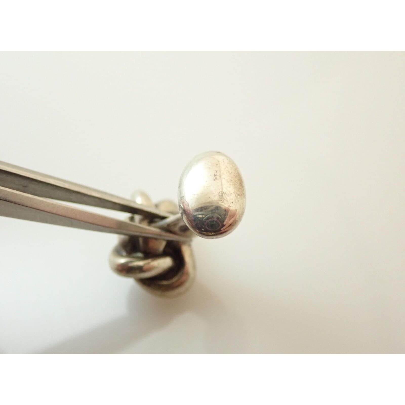 James Avery JA Signed Sterling Silver Love Rope Knotted Single Cufflink ...