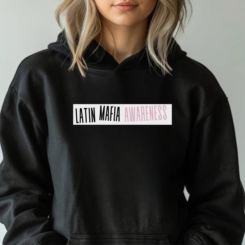 Latin Mafia Hoodie Te Odio Y Te Extrano Mucho Tour Merch Todos Los Dias ...