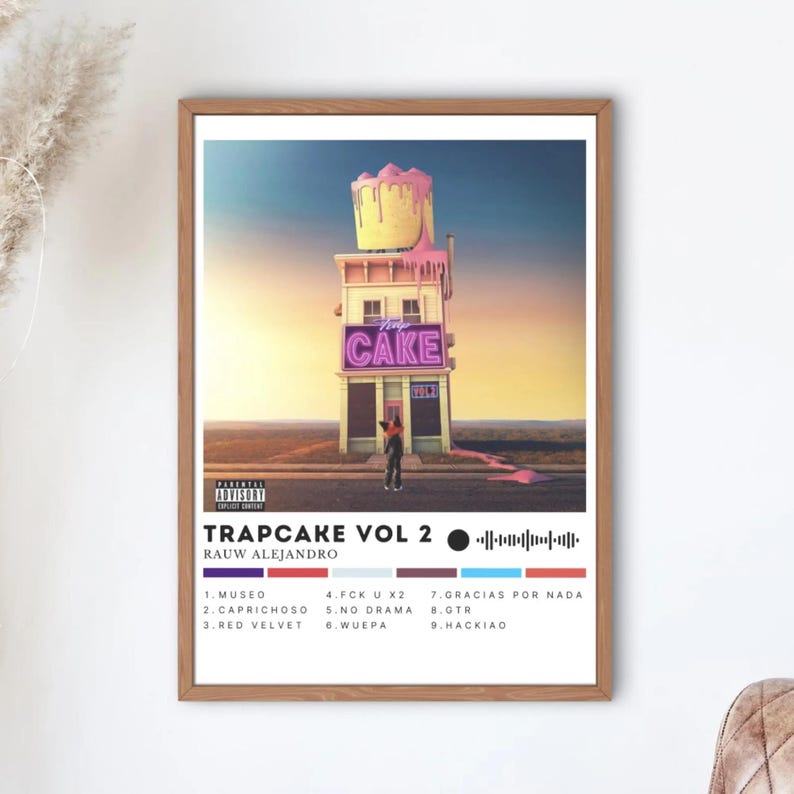 Rauw Alejandro All Albums Playlist Wall Art Cosa Nuestra Album ...