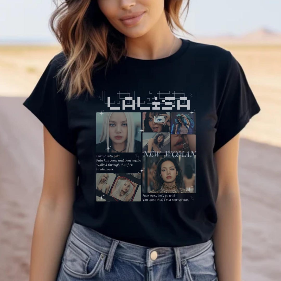 Lalisa T-shirt New Woman Merch Kpop Merch Lisa Blackpink Rosalia Merch ...