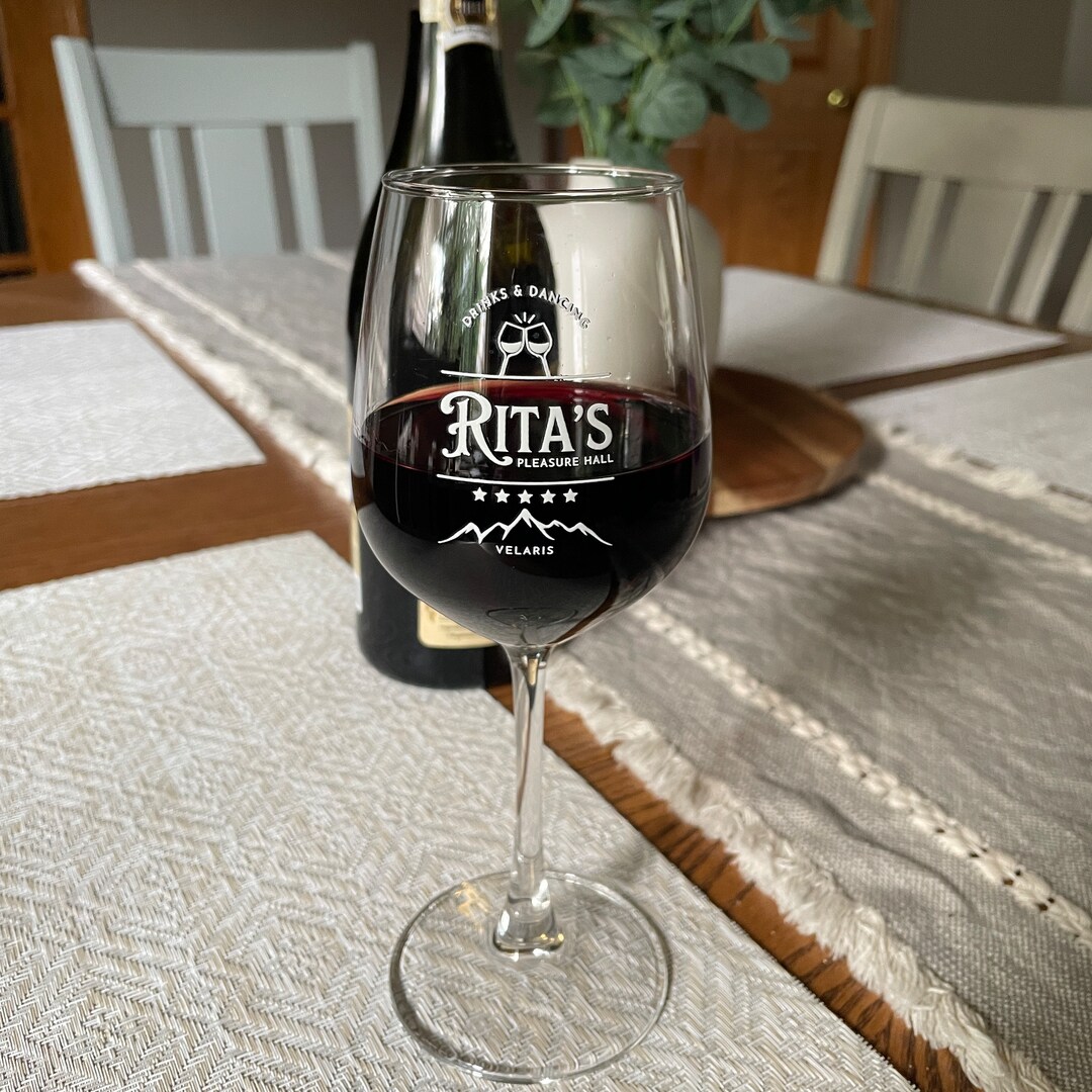 Acotar Original Rita's Wine Glass 12oz Bookish Gift Fantasy Cup Velaris ...