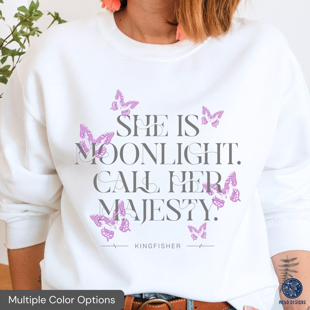Quicksilver Kingfisher Quote Sweatshirt Inspired Book Lover Merch ...