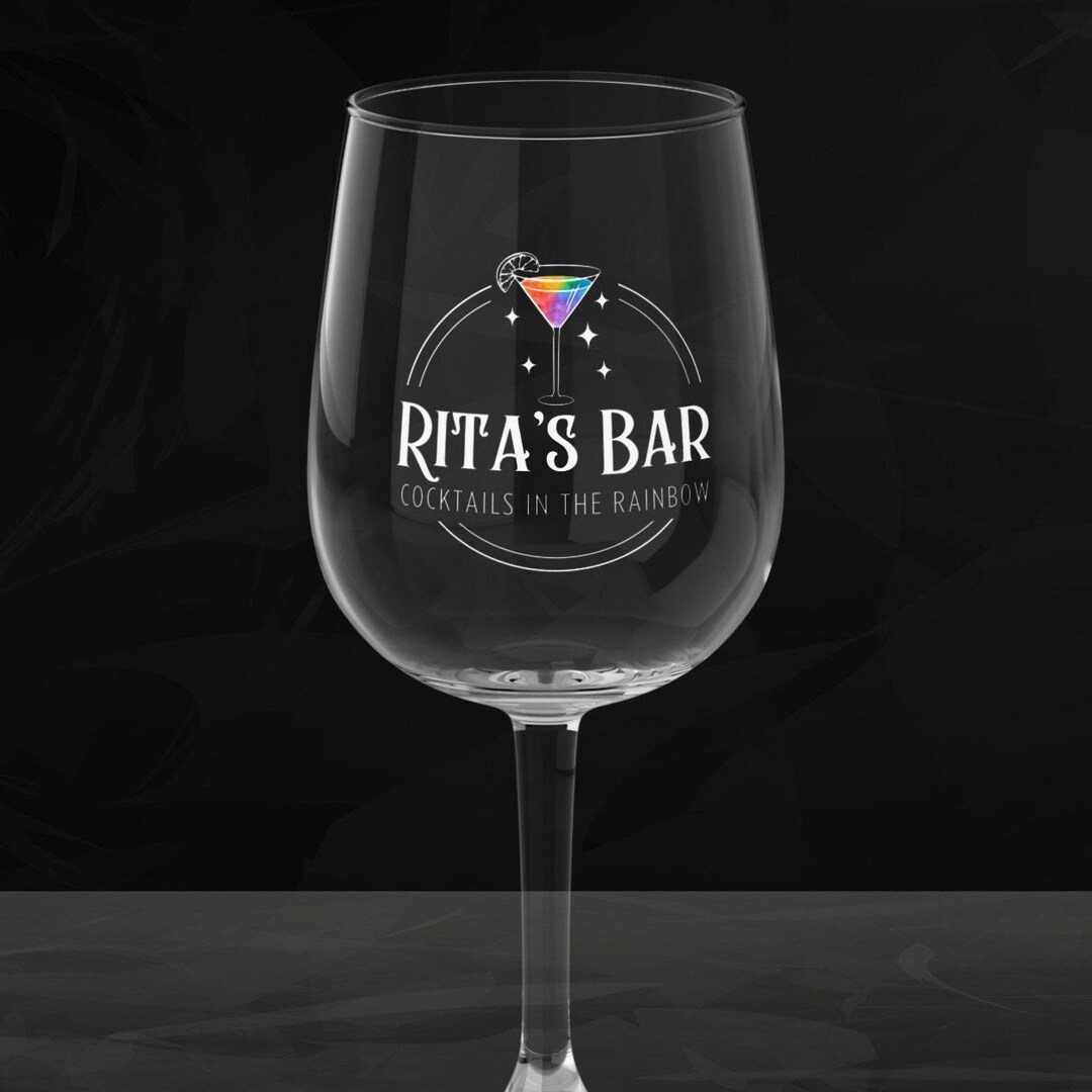 Acotar Original Rita's Wine Glass Rhysand Feyre Mor Bookish Gift 12oz ...